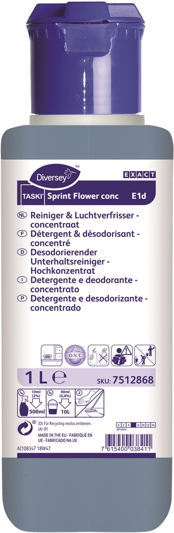 Taski Sprint Flower conc E1d reiniger & luchtverfrisser Exact ...