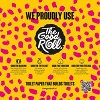 The Good Roll Tegel G-R We Proudly Use met scancode duurzaam geel/roze ...