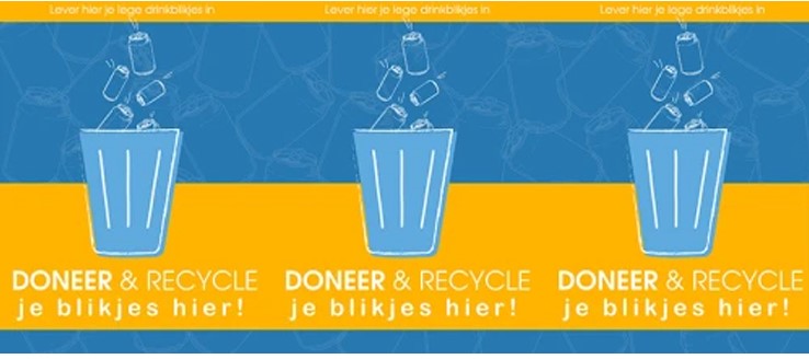 CANman wikkel voor inzamelbak Doneer & Recycle. PVC^ Hazet